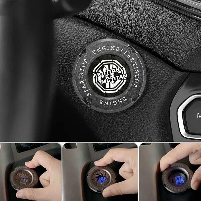 Engine Start Stop Button Cover Car Ignition Switch Ring For MG Motor ...