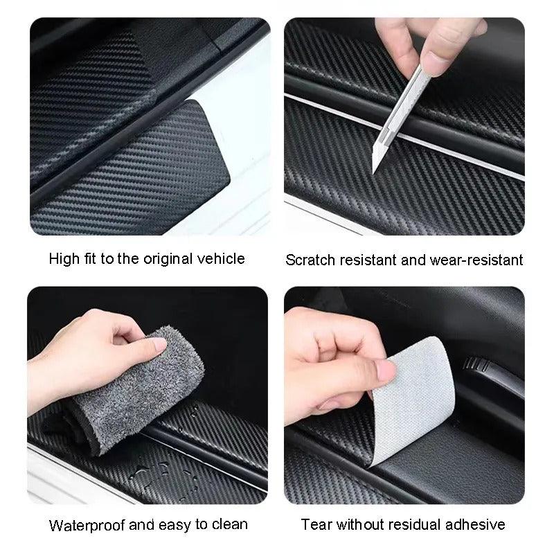 Car Door Sill Protectors For MG ZS EV HS PHEV MG4 EV MG4 EV Xpower ...