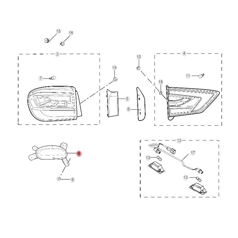 Rear Tail Light For MG ZS – mgtitan