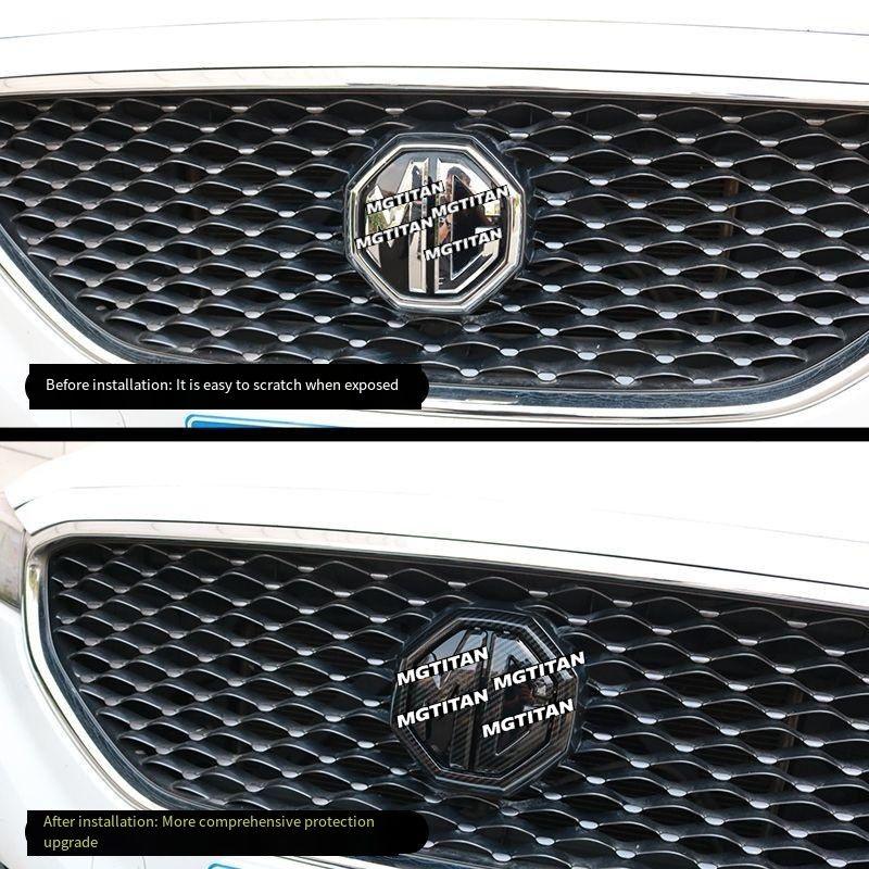 Car Rear Logo Front Grille Steering Wheel Badge Decal For MG HS MG ZS ...